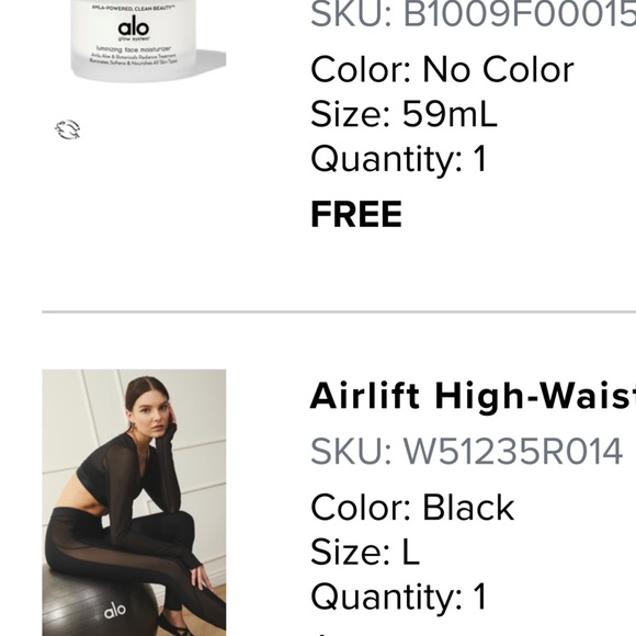 ALO Yoga | Pants & Jumpsuits | Alo Ballerina High Waste Set Never Worn ...